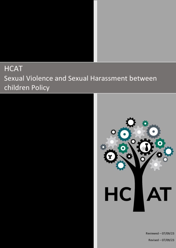 HCAT Sexual Violence and Sexual Harrassment between Children Policy 2023 – Milefield Primary School